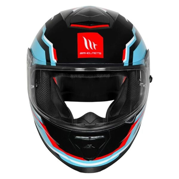 MT Thunder3 Pro Blaze Gloss Blue Helmet – AH Helmets