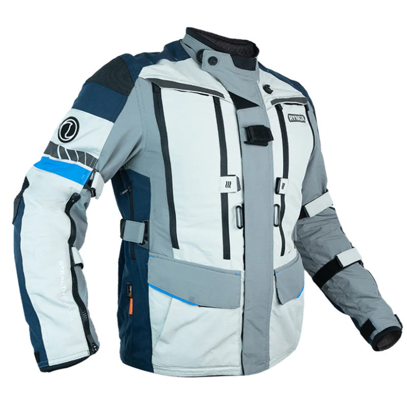 Rynox Stealth Evo 4 Arctic Blue Jacket – AH Helmets